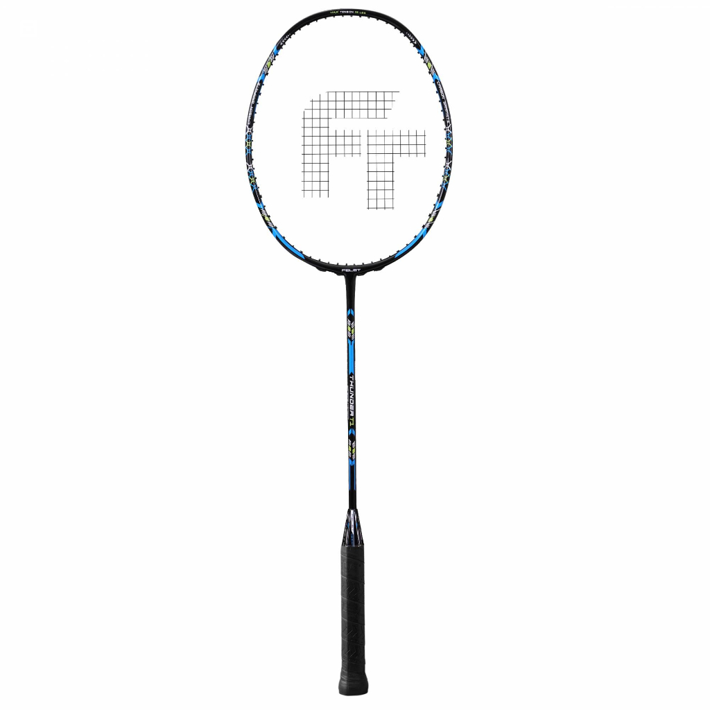 Felet Badminton Racket THUNDER T1 BLACK/BLUE (FREE STRING AND GRIP ...