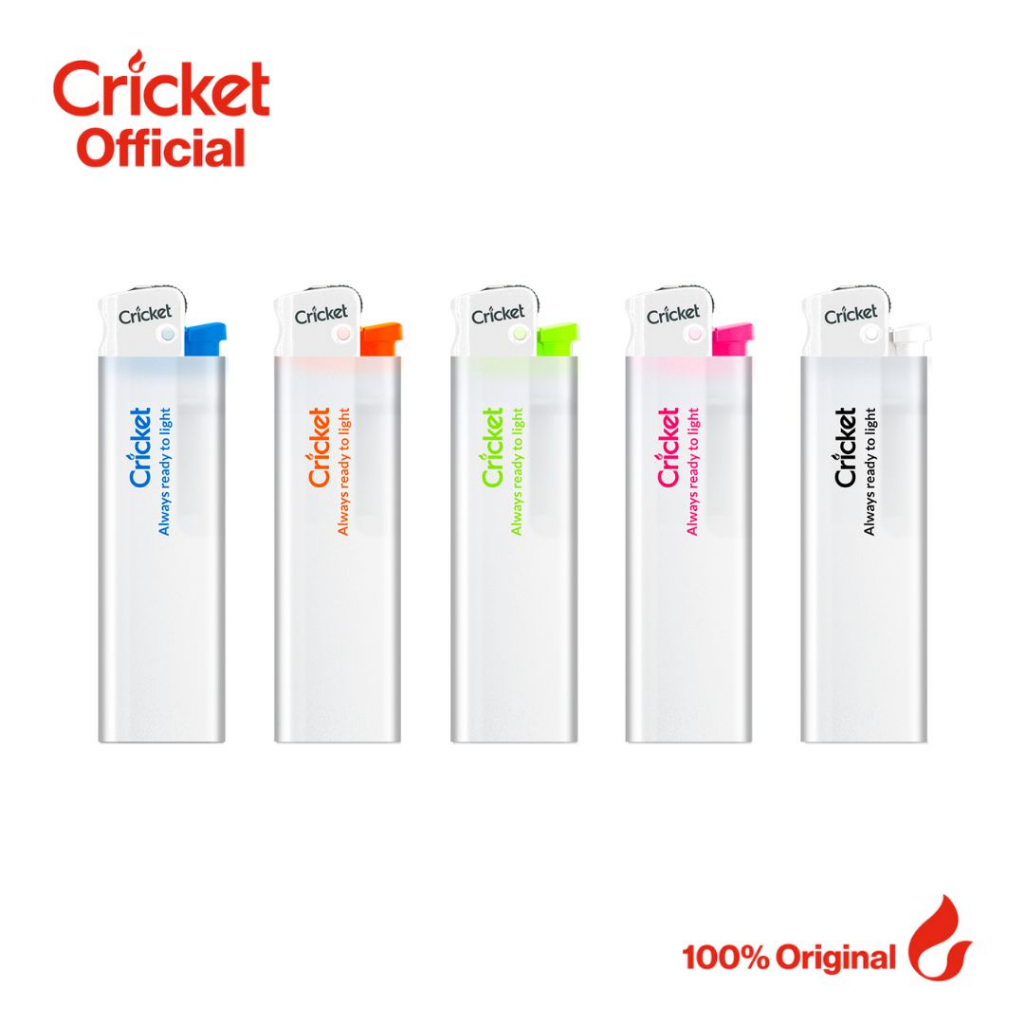 Cricket Lighters Frosted Series 2.0 (5 Pcs) | Shopee Malaysia