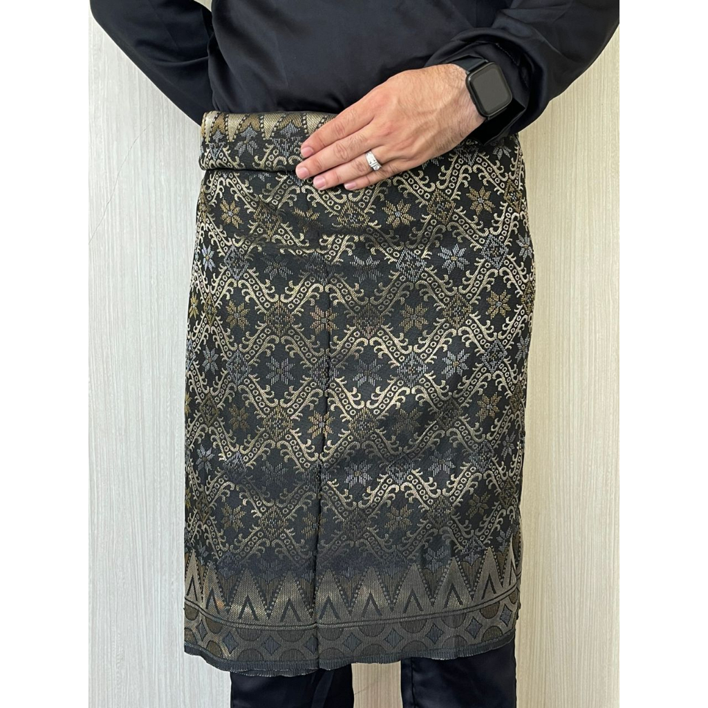 Sampin Songket Siap Jahit Samping Dewasa Nikah Tunang Raya Sedondon ...