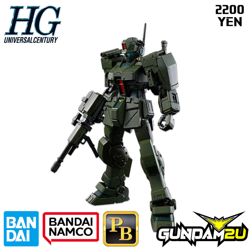P-BANDAI High Grade HGUC HG 1/144 RGM-79S GM Spartan - Fukuchi Mobile Suit Gundam Station ...
