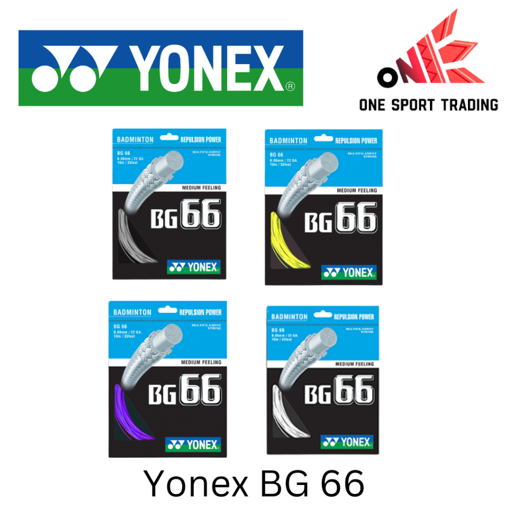 (Ready Stock) Yonex Badminton String BG66 / 0.66mm / Made in japan ...