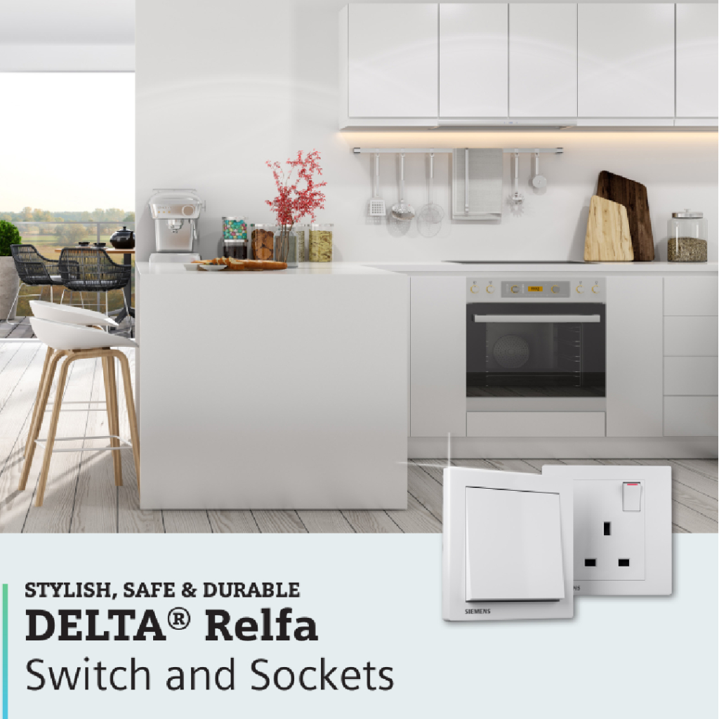 Family SIEMENS DELTA® Relfa SERIES SWITCHES & SOCKET OUTLET SIRIM APPROVED | Shopee Malaysia