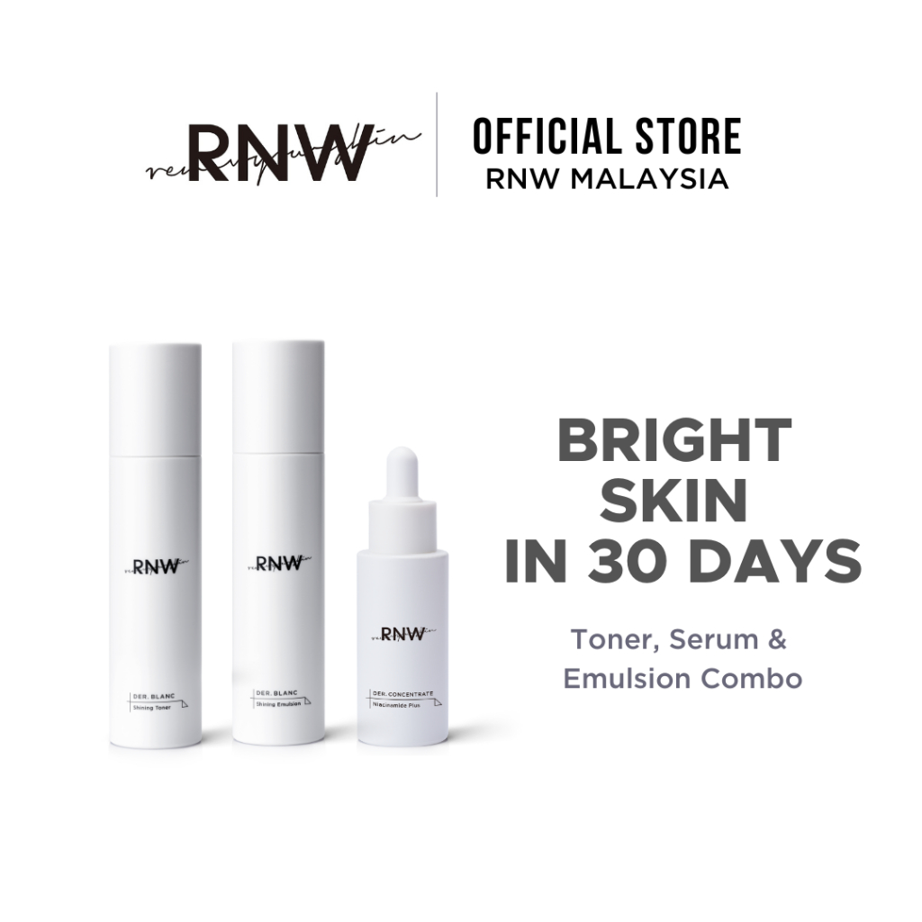 RNW 3-Step Shining Skin Set (Shining Toner, Niacinamide Plus & Shining ...