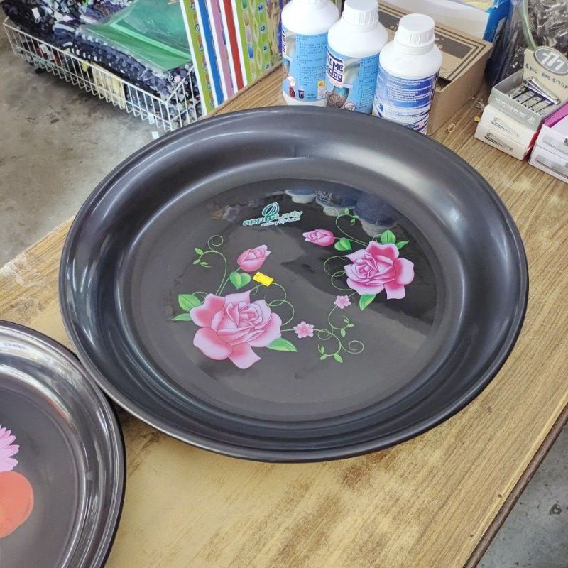 APPLELADY 50cm Round Plastic Tray Plain Tebal Thick JT4668 / JT4667 ...