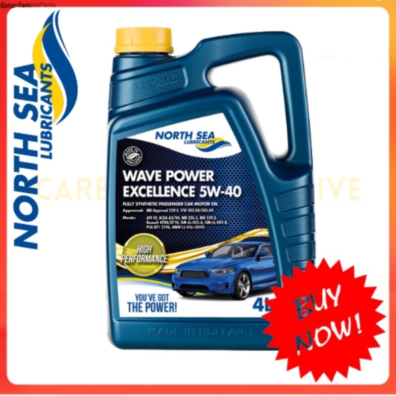(FREE OIL FILTER) 704933 NORTH SEA WAVE POWER EXCELLENCE 5W40 Fully ...