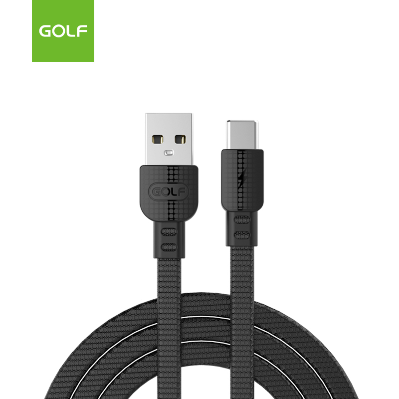 Original Golf GC-66 Armor Flat Cable Fast Charging Data Cable 3A Quick ...