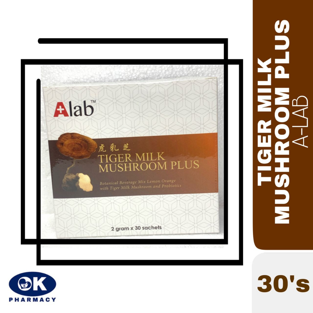 Ok Pharmacy A Lab Tiger Milk Mushroom plus 30's sachet | Shopee Malaysia