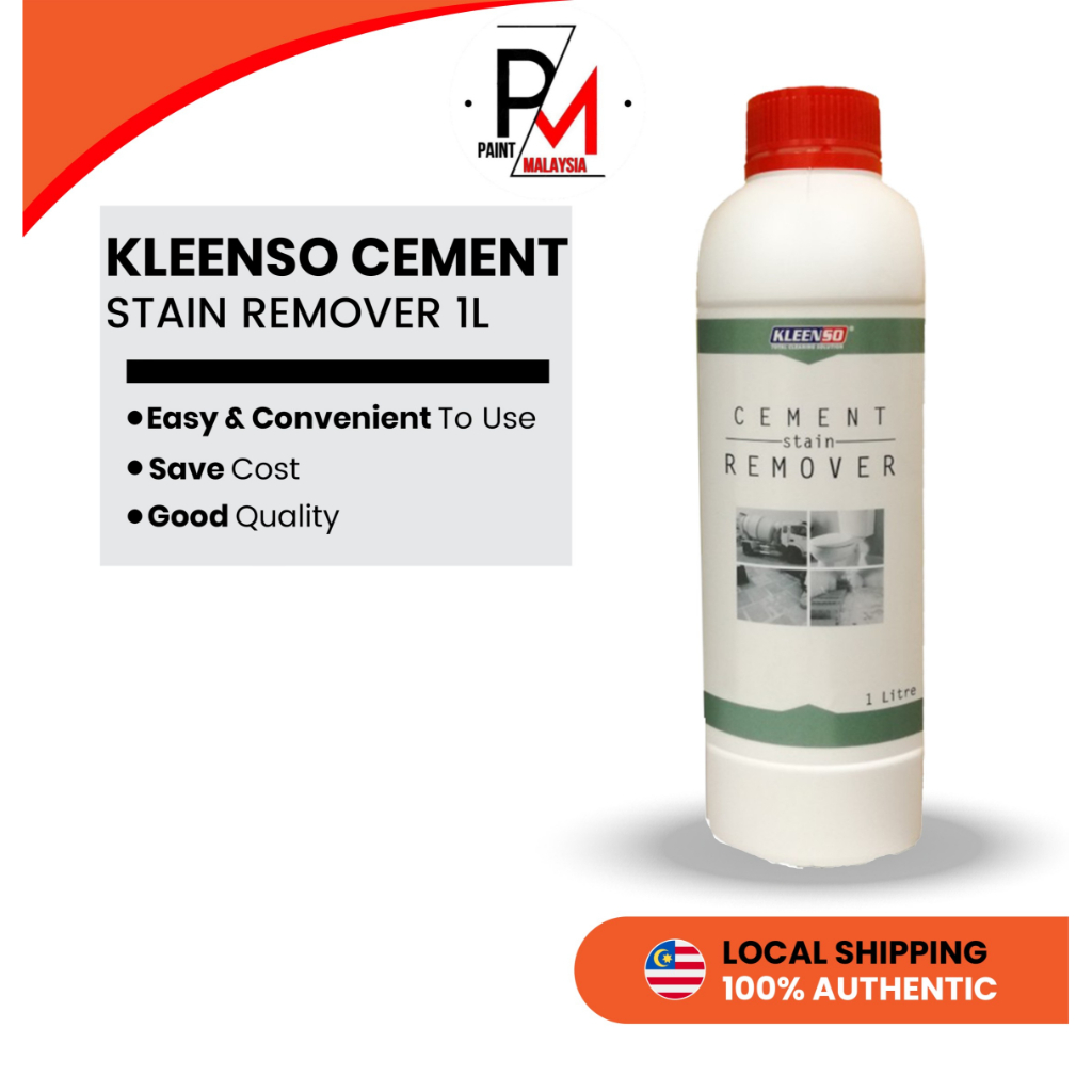 KLEENSO Cement Stain Remover 1 Liter Mosaic Bathroom Toilet Tiles Stain ...