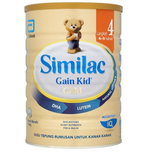 Abbott Similac Gain Plus Gold Milk Powder, Susu Tepung Untuk Kanak ...