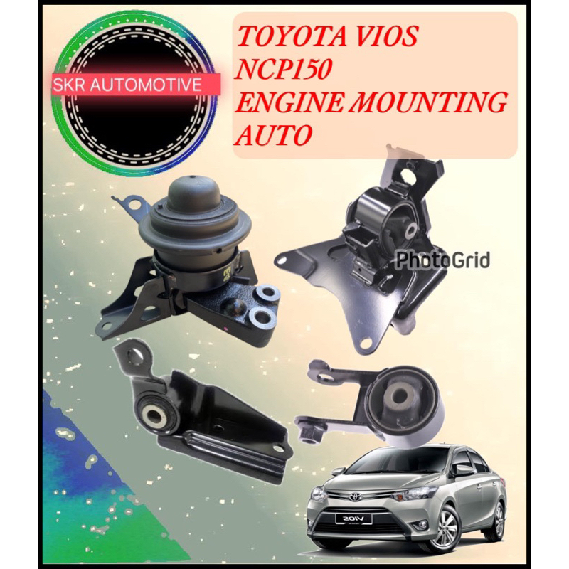 TOYOTA VIOS NCP150 AUTO ENGINE MOUNTING FULL SET (4PCS) | Shopee Malaysia
