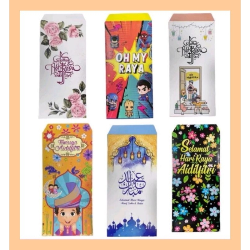 [Ready Stock] HICOOK 10 Pcs Green Envelope Angpao Packet Raya Sampul ...