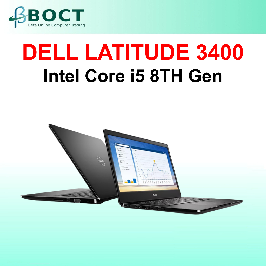 Refurbished Dell Latitude 3400/Intel Core i5 8th Gen/14"HD screen ...