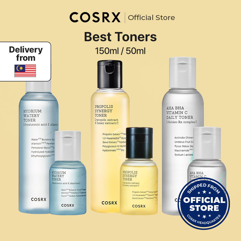 [COSRX OFFICIAL] Full Fit Propolis Toner 150ml,50ml / Hydrium Watery Toenr 150ml ,50ml/ Refresh ...