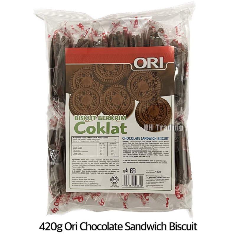 420g ORI SANDWICH BISCUIT / BISKUT (CHOCOLATE / VAINILLA / STRAWBERRY ...