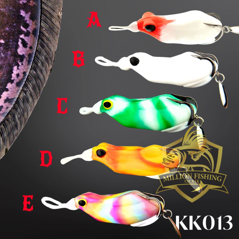 【KK013】Umpan Katak Jump Frog Casting Toman Soft Frog Lure Killer Haruan ...
