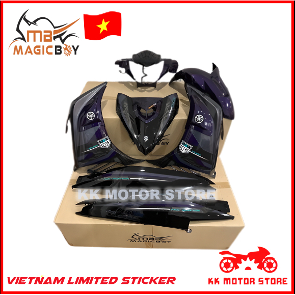 (100% ORIGINAL !!!) MAGIC BOY COVER SET CUSTOM LC135 V4-V7 PURPLE ...