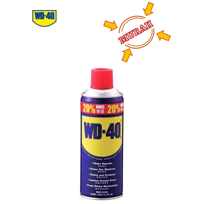WD-40 Multi Purpose Lubricant Spray Murah (333ml) WD40 Anti Rust Anti ... WD-40 Multi Purpose Lubricant Spray Murah (333ml) WD40 Anti Rust Anti ...