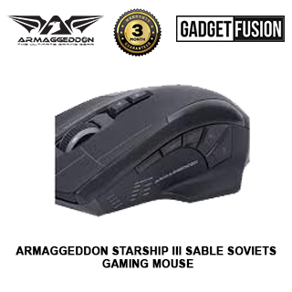 ARMAGGEDDON STARSHIP III SABLE SOVIETS GAMING MOUSE | Shopee Malaysia