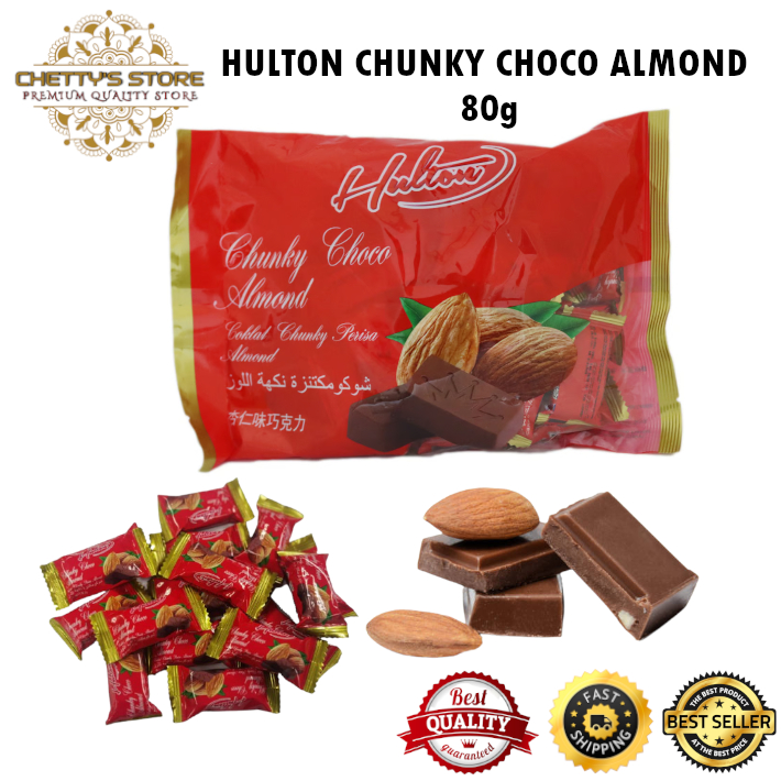 Hulton Chunky Choco Almond 80g | Shopee Malaysia