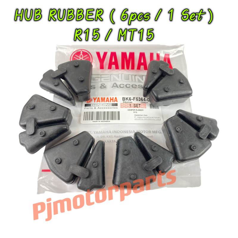 YAMAHA R15 / MT15 / R-15 (6pcs / 1 Set) Hub Rubber Getah Spoket Getah ...