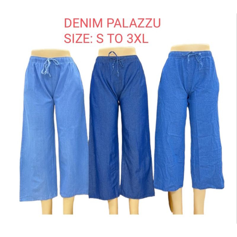 New Arrrival Ladies💥 Jeans Palazu pants Good quality products💯Denim ...