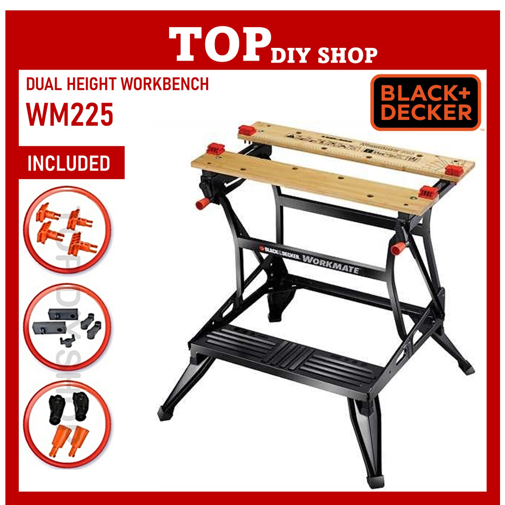 BLACK & DECKER WM225 Work Mate Work Bench Work Station Working Table ...