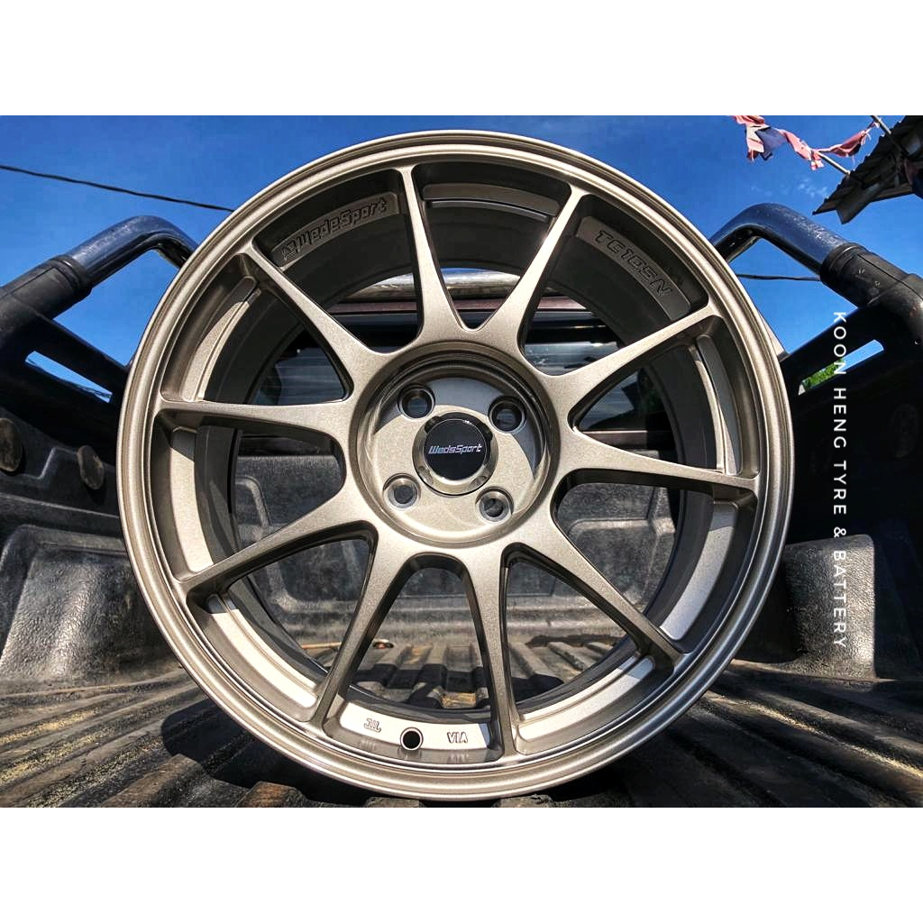 WedsSport Wheels TC105N Sport Rim 17x7.5 4x100 ET38 Champ - READY STOCK | Shopee Malaysia