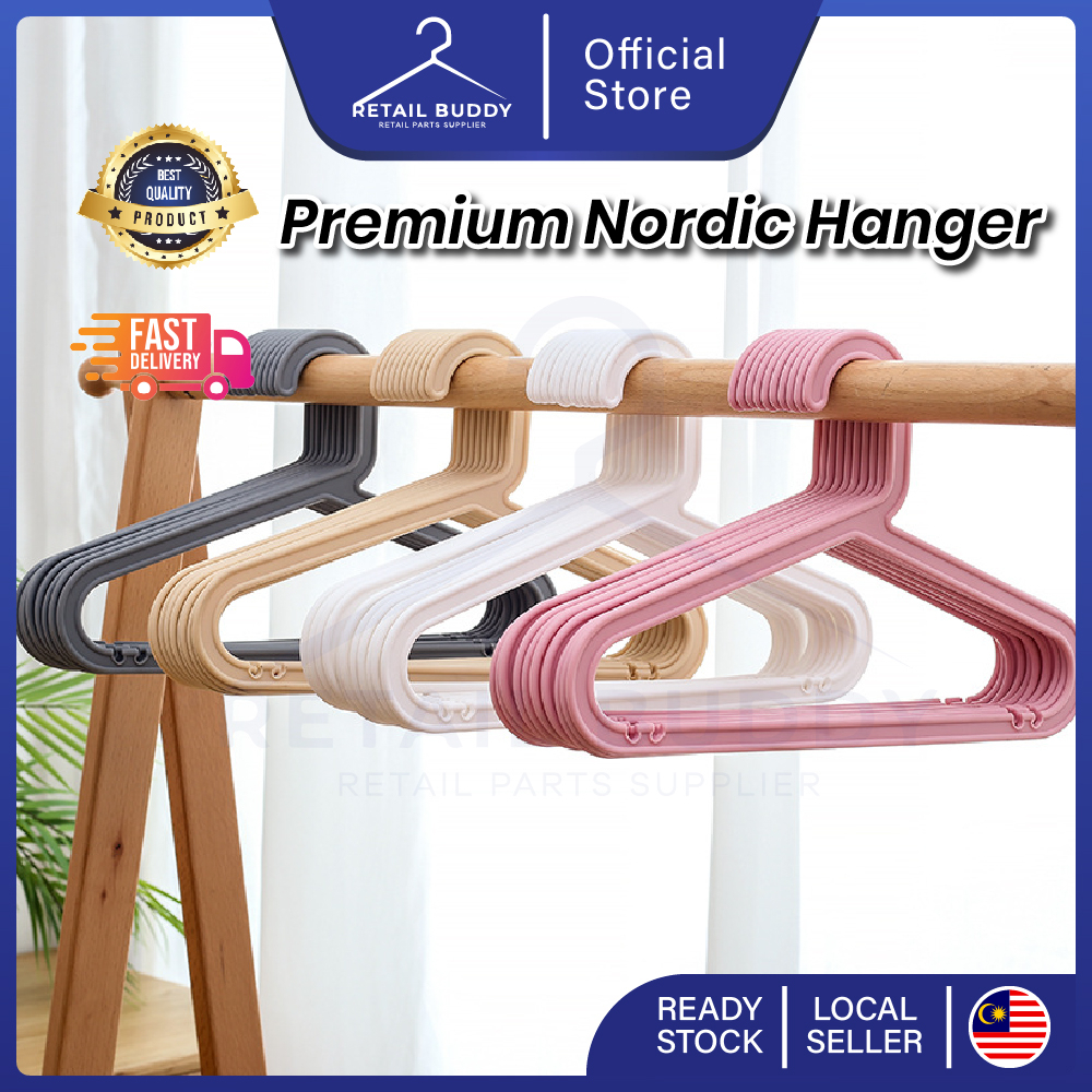 Premium Nordic Hanger Pastel Color Ikea Style Minimalist Plastic ...