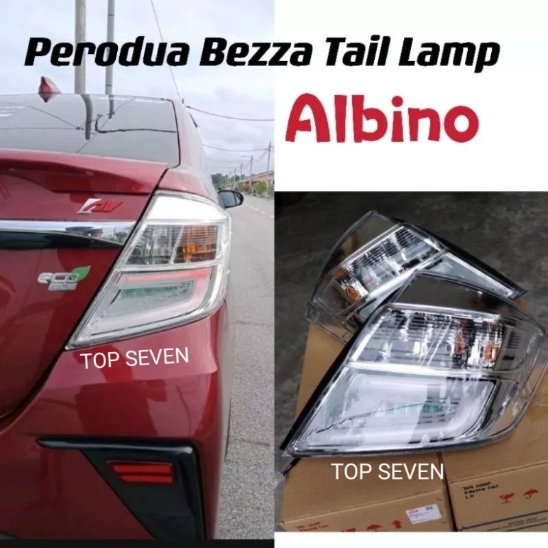 Perodua Bezza 2016 2017 2018 2019 2020 2021 2022 Tail Lamp Albino White ...