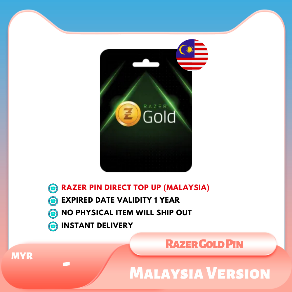 RAZER GOLD PIN CODE Malaysia (MYR) Support alot of Games Payment Method ...