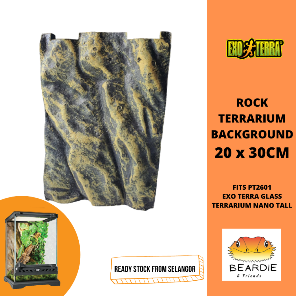 EXO TERRA BACKGROUND ROCK TERRARIUM POLYSTYRENE 20CM x 30CM | Shopee ...