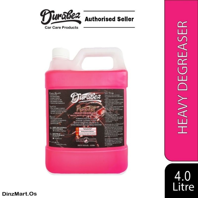 DURABEZ Powerful Heavy Degreaser (4.0Litre) 142Fl.Oz / Heavy Duty ...
