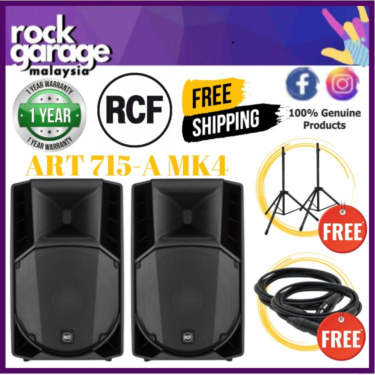 RCF ART 715-A MK4 - 15" 2-Way 1400W Active Speaker - Each / Pair ...