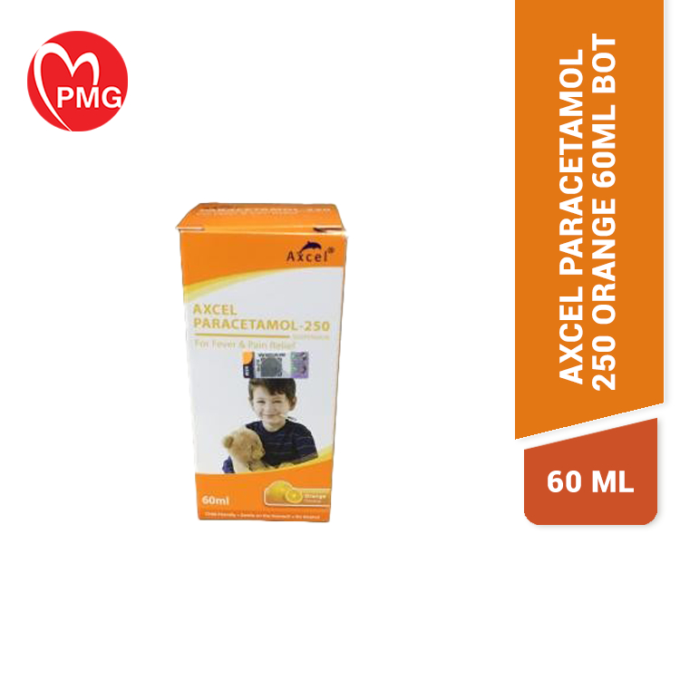 [PMG PHARMACY] Axcel Paracetamol-250 Orange 60ml Bot | Shopee Malaysia