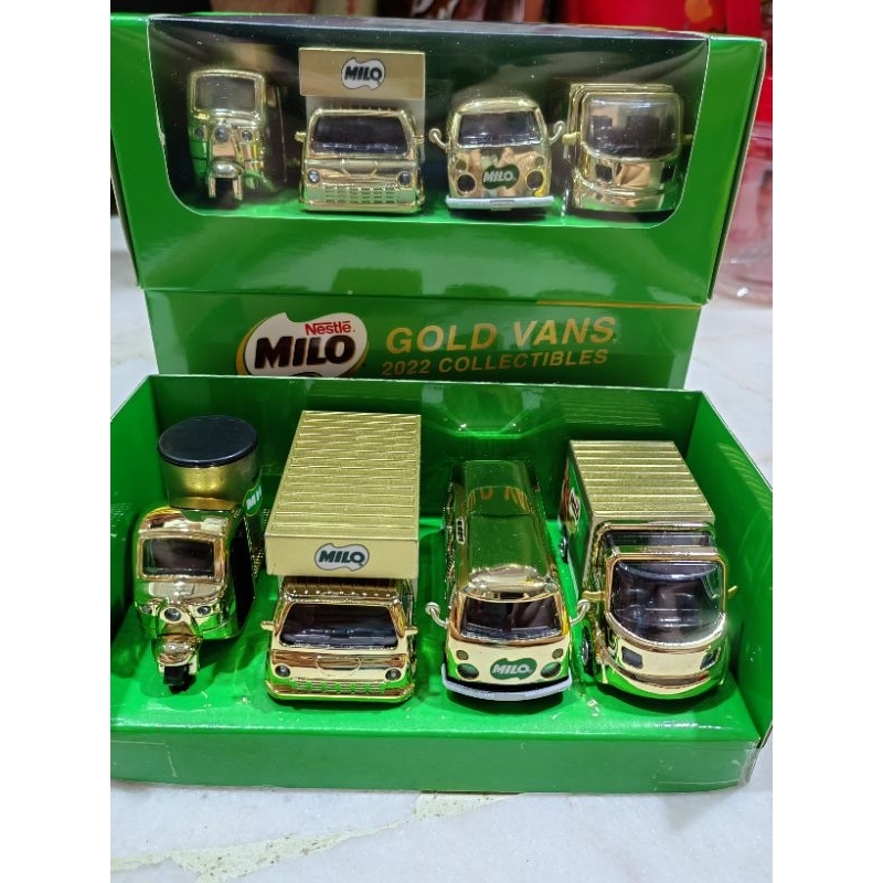 Limited Edition Nestle Milo Gold Vans 2022 Collectibles 1 set 4 cars ...