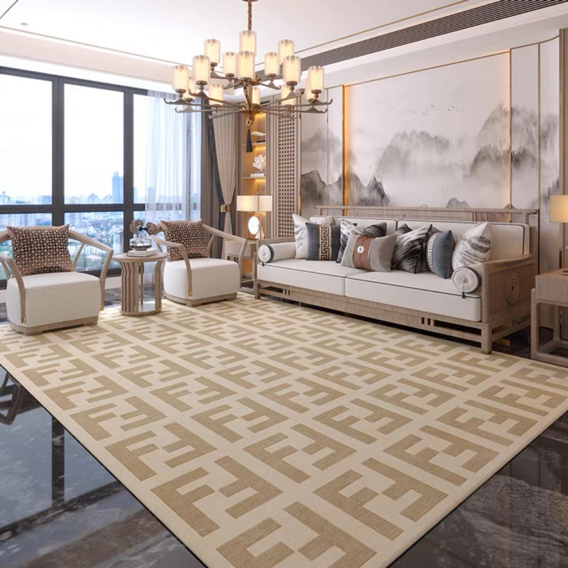 Karpet Velvet Fendi Roma Luxury Branded Double F Design Hiasan Rumah ...