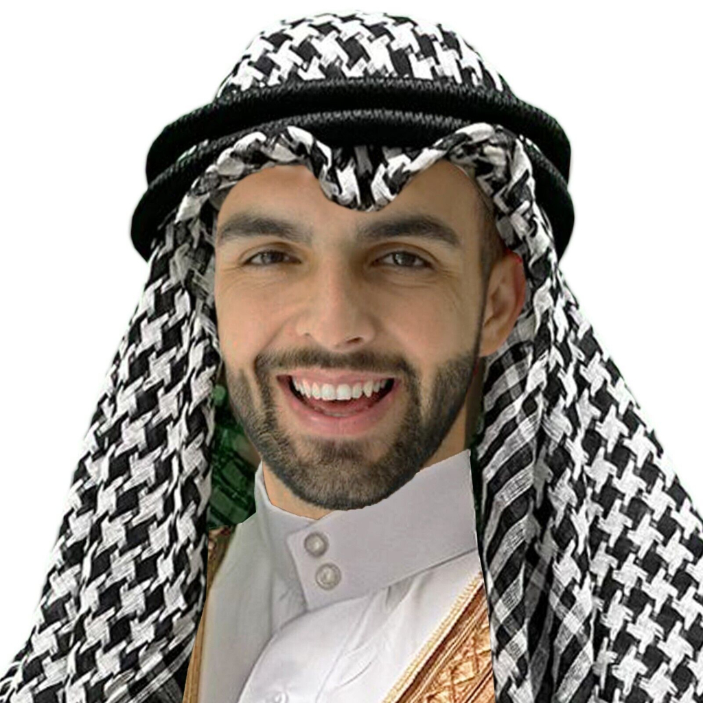 2 Piece Black and White Set for Adult Male Egal & Serban Arabian ...