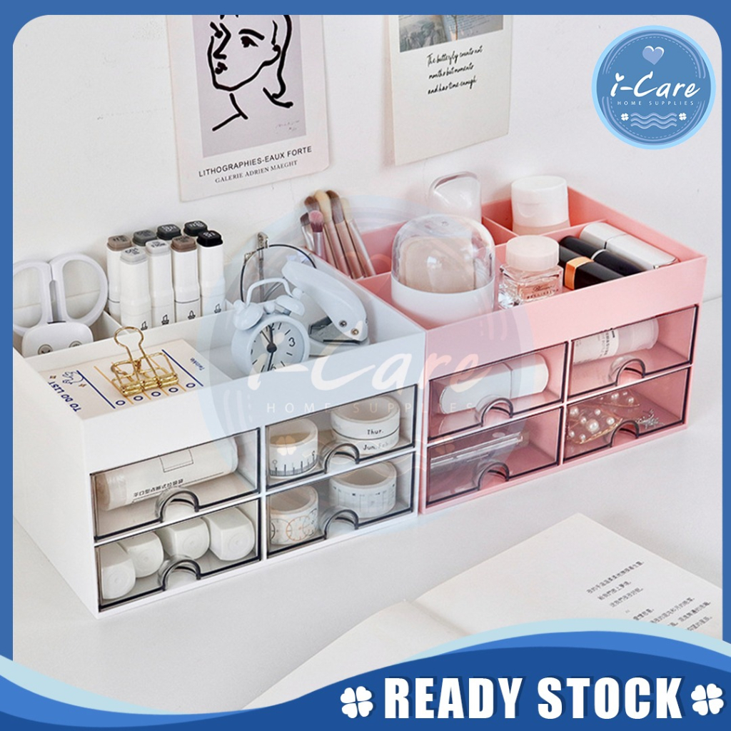 【I221 READY STOCK】Creative Korean Style Drawer Storage Box Large ...