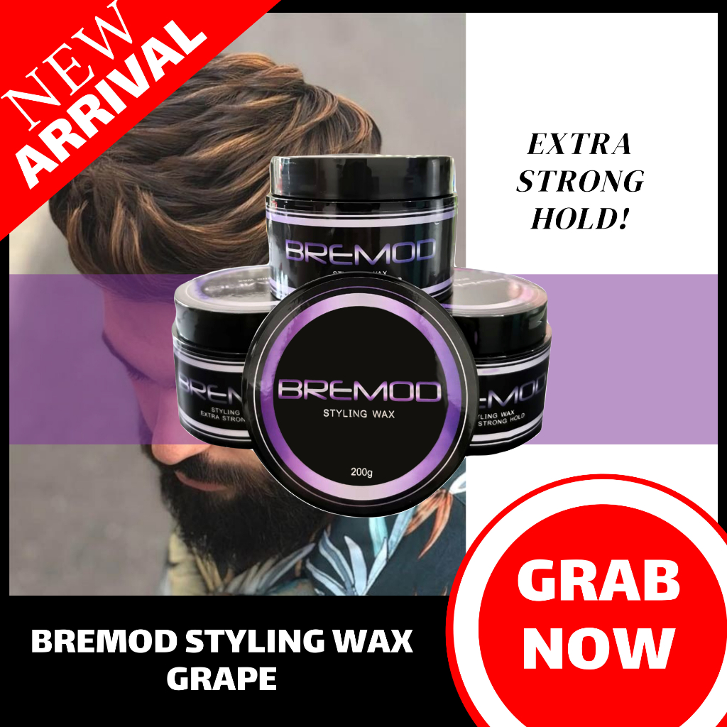 BREMOD STYLING WAX PURPLE EXTRA STRONG HOLD 120G | Shopee Malaysia