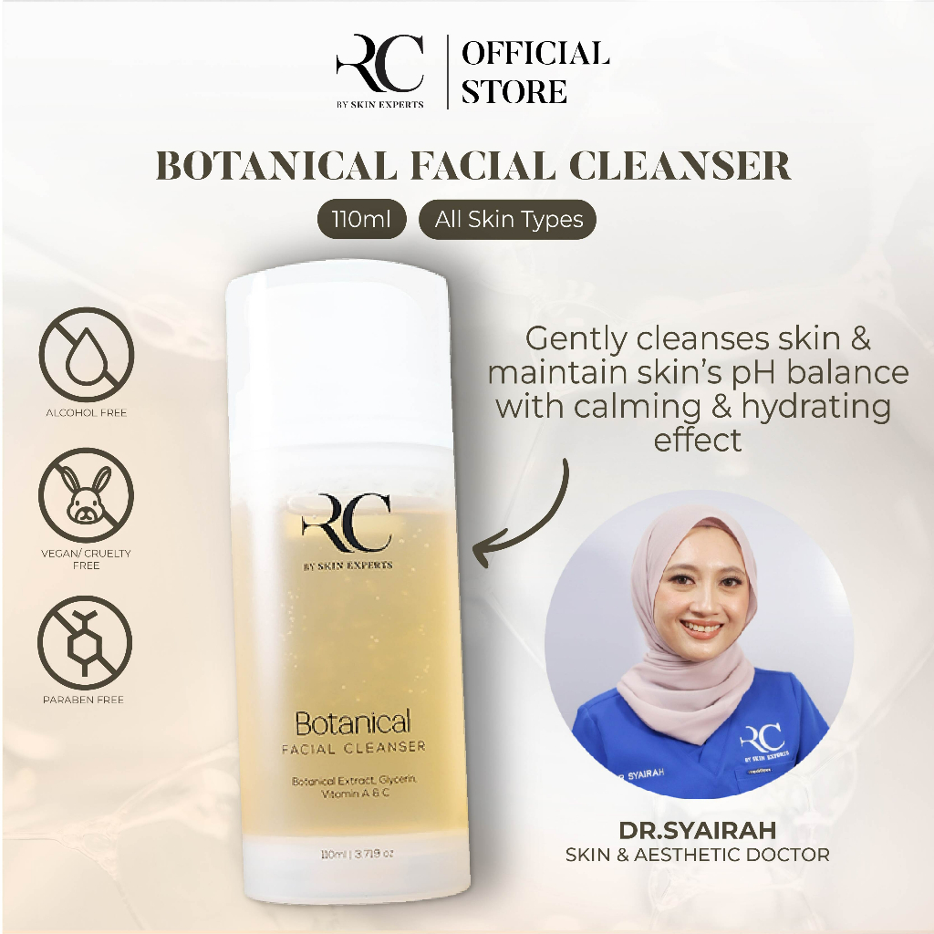 BOTANICAL FACIAL CLEANSER 110ML BY RC SKIN EXPERTS Facial Wash Face ...