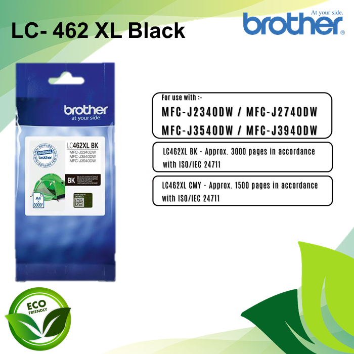 Brother LC 462 LC462 LC462Bk LC462CMY LC462XL Original Ink Cartridge ...