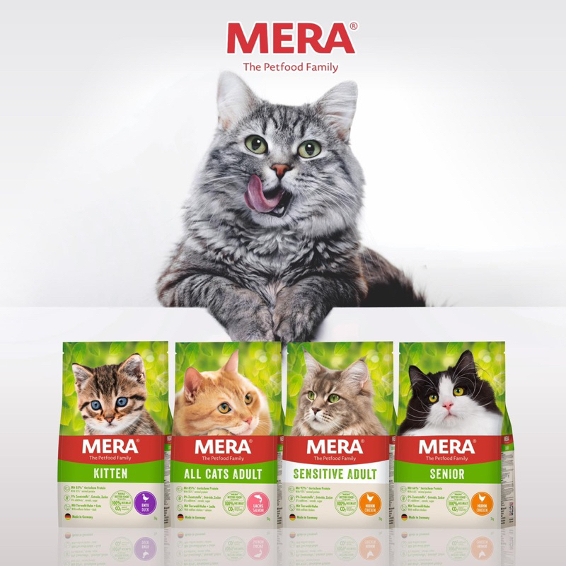 MERA GRAIN FREE All Cat Dry Food Adult (Chicken/Salmon) / Kitten ...