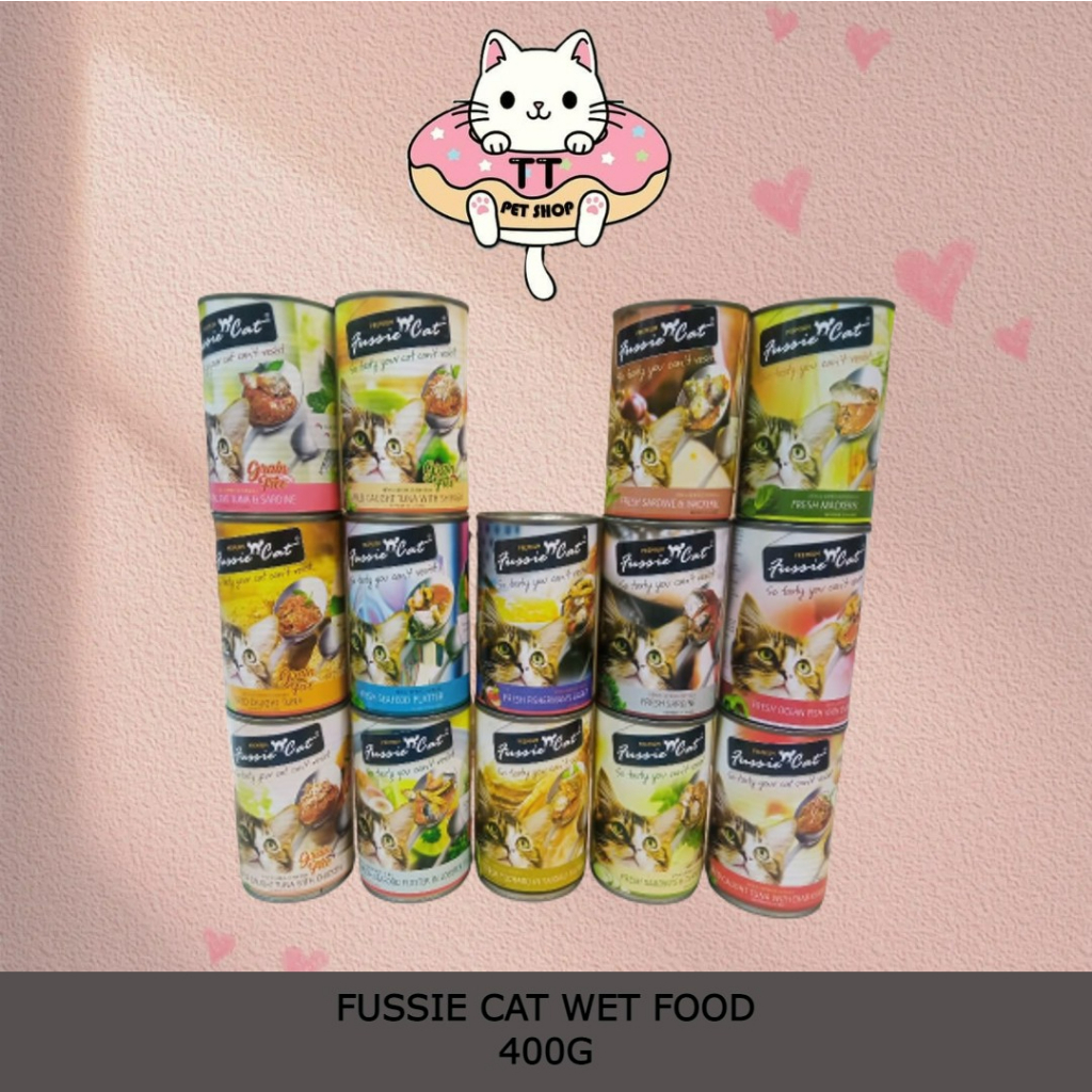 Fussie Cat Premium Cat Canned 400G | Shopee Malaysia