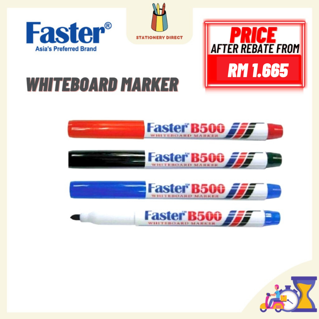 Faster B500 Whiteboard Marker | Shopee Malaysia
