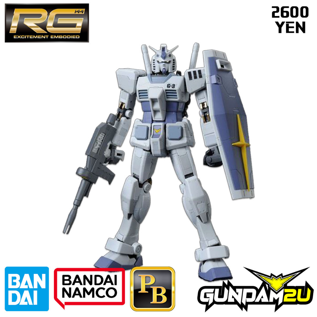 PREMIUM BANDAI Real Grade RG 1/144 RX-78-3 G-3 Gundam G3 - Mobile Suit Gundam MSV - Gundam2U ...