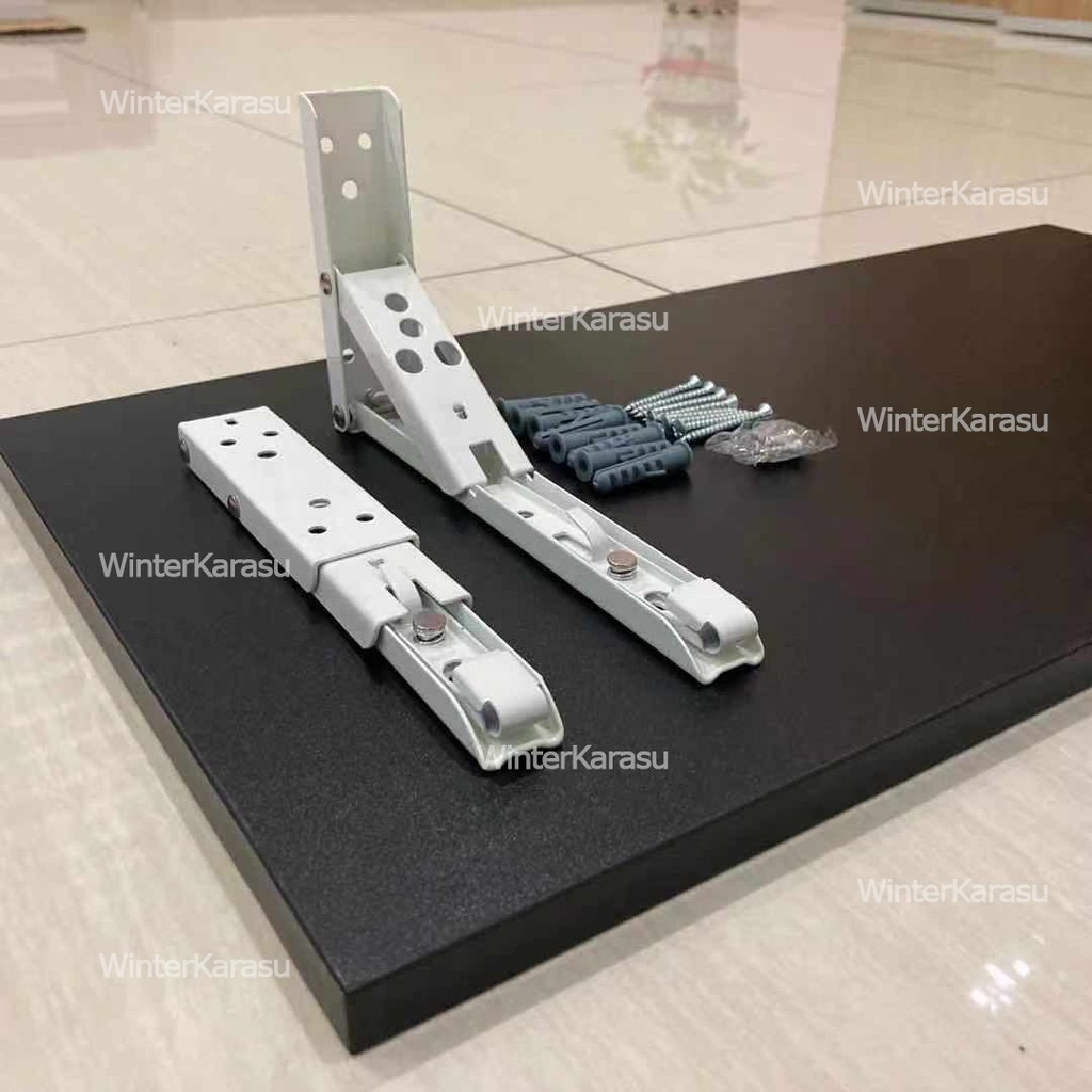 Foldable Table with Bracket Floating Table / Meja Lekat Dinding / Meja ...