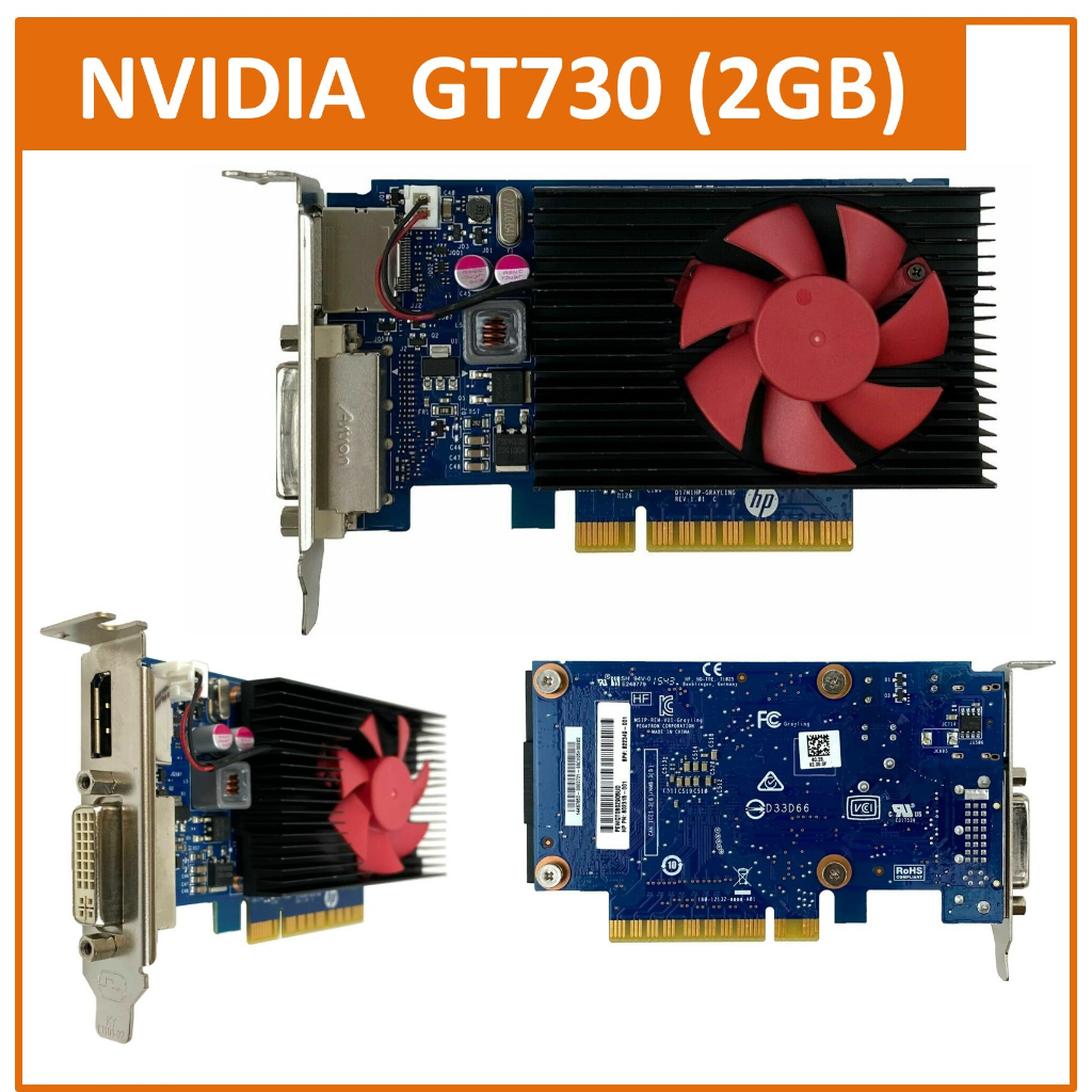 AMD Radeon R5 340X 2GB DDR3 Nvidia GF119 (512MB) / GT730 (2GB) Graphics ...