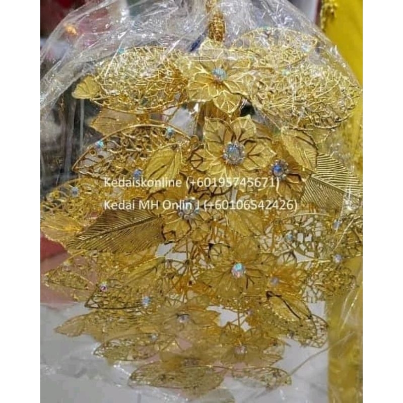 Bunga tangan besi gold | Shopee Malaysia