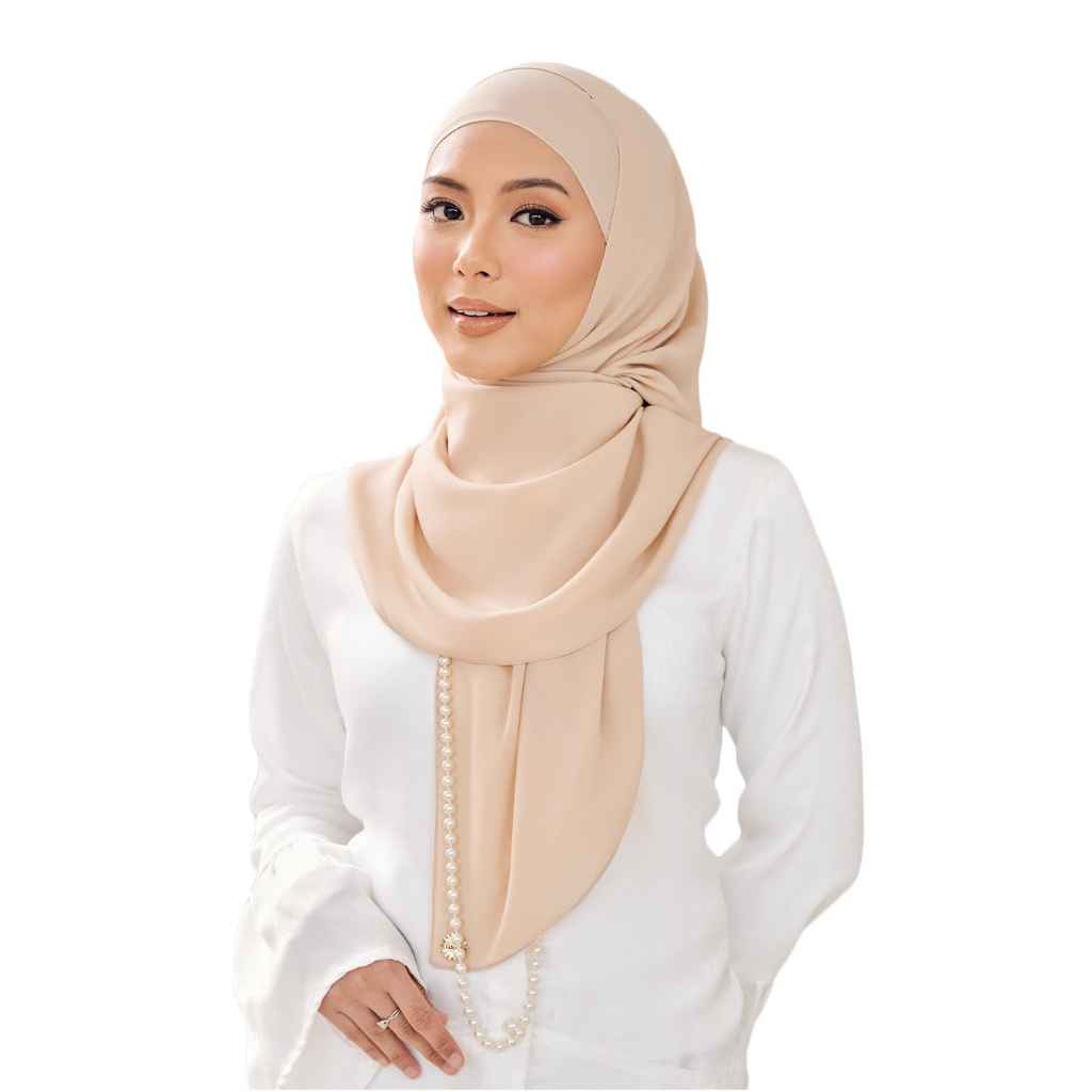 Radiusite - Alun Long Shawl cotton crepe with end curve | Shopee Malaysia
