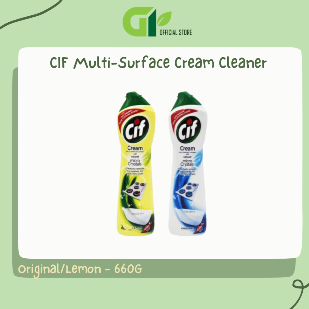[GY Office] CIF Multi-Surface Cream Cleaner Original/Lemon - 660G ...
